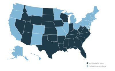 State Right To Work Timeline