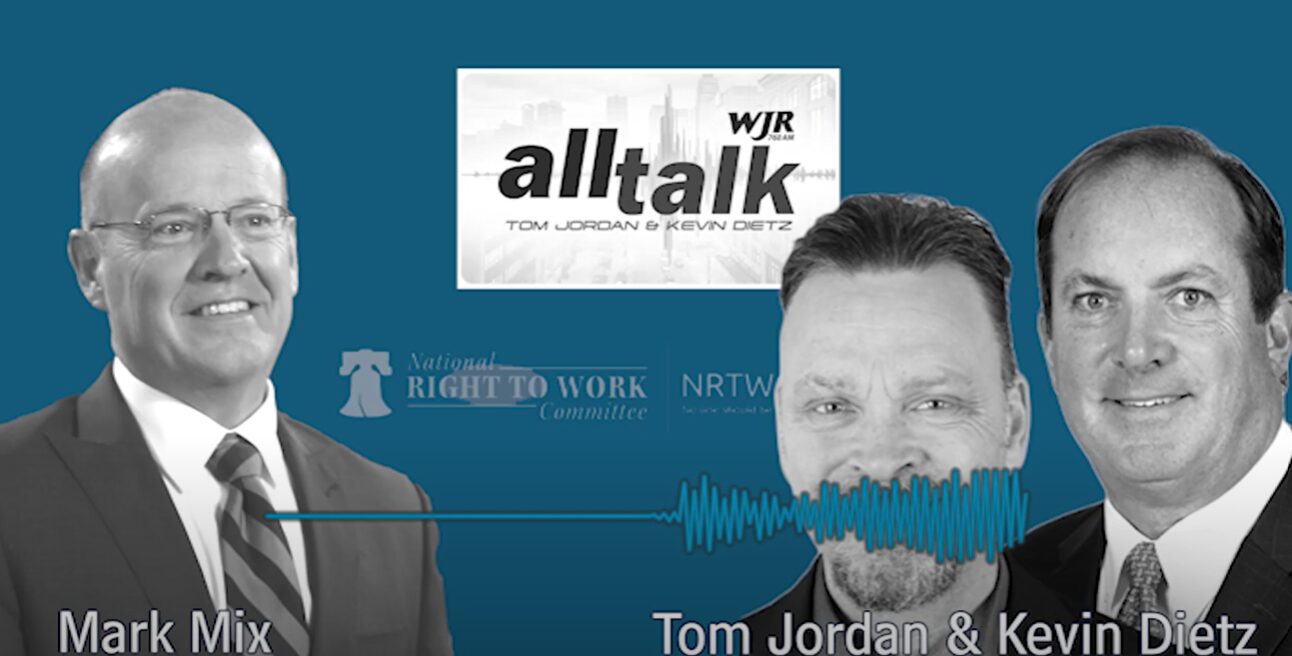 Mark Mix Discusses Teamsters Boss' RNC Speech on WJR Detroit’s “All Talk” - NRTWC