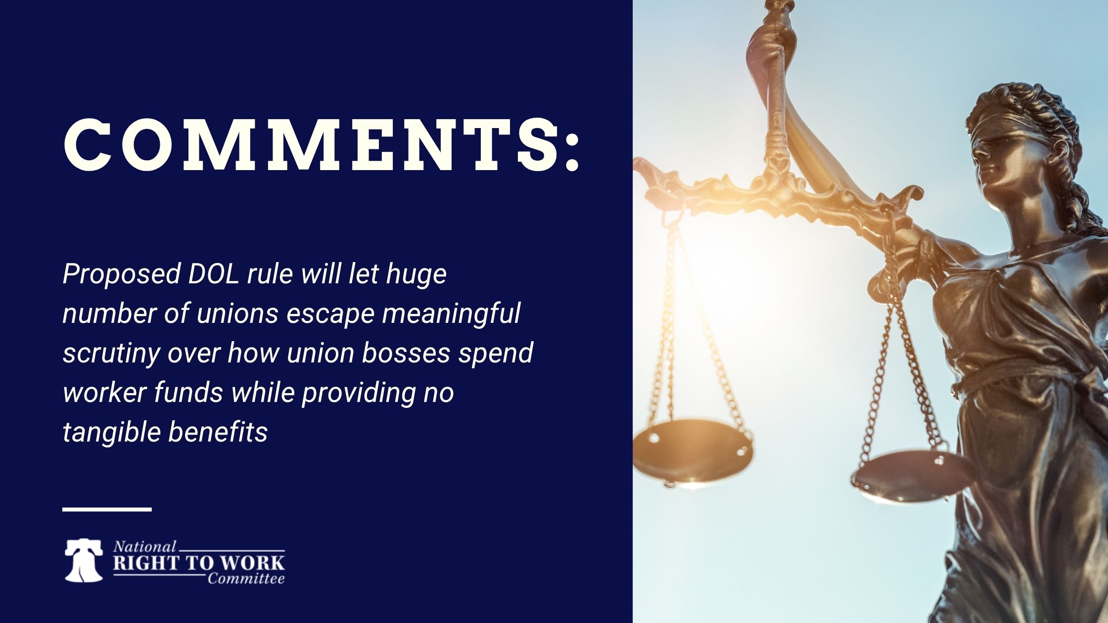 National Right to Work Foundation Submits Comments Opposing Proposed ...